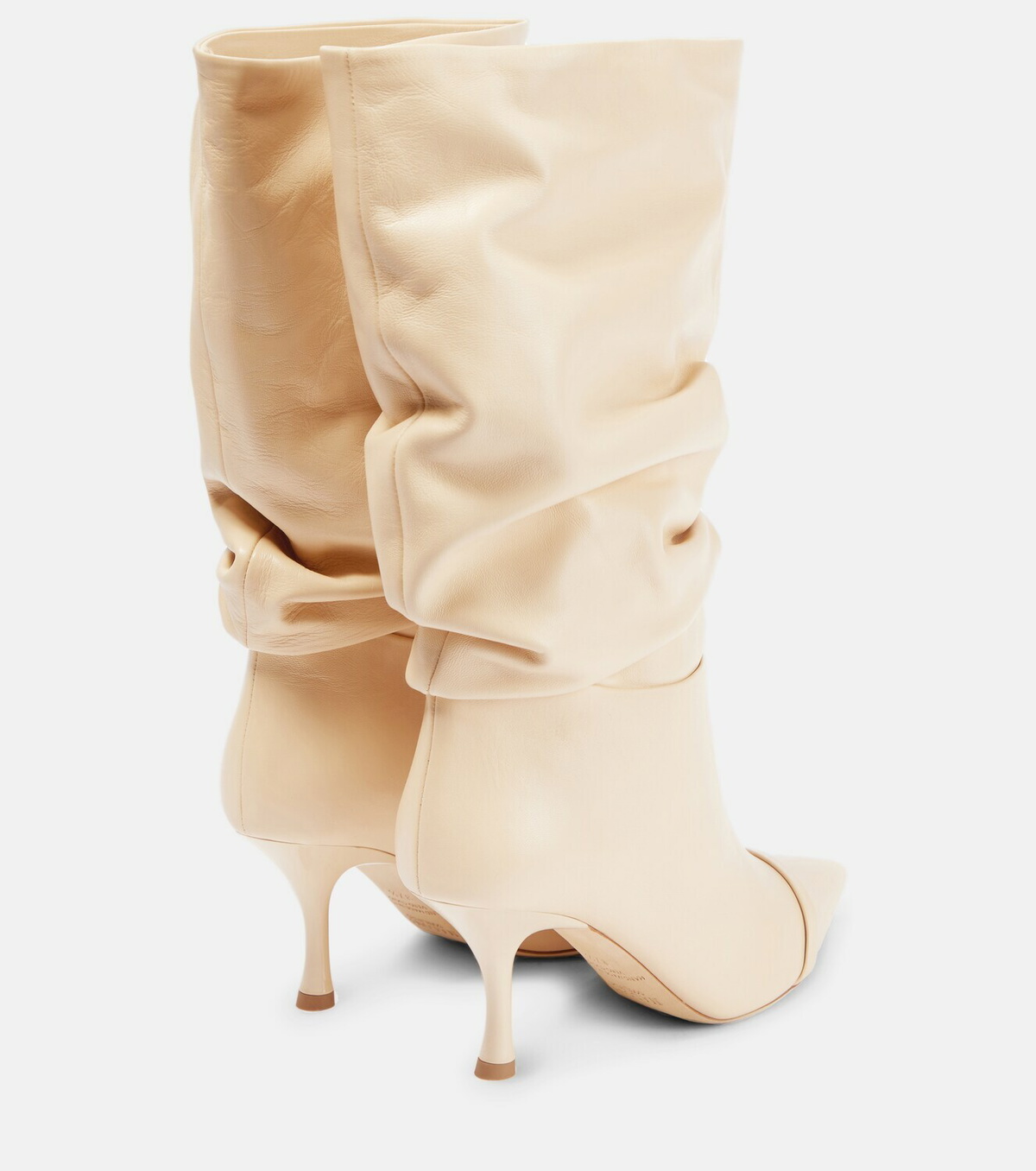 Malone Souliers Scrunched leather mid-calf boots Malone Souliers