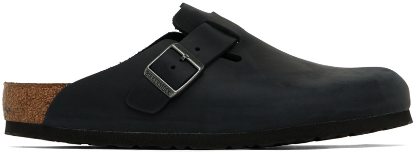Birkenstock Black Regular Boston Clogs Birkenstock