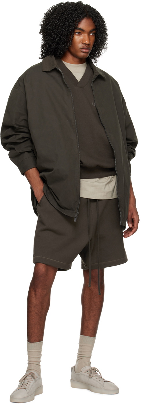 Fear of God ESSENTIALS Gray Drawstring Shorts Fear Of God Essentials