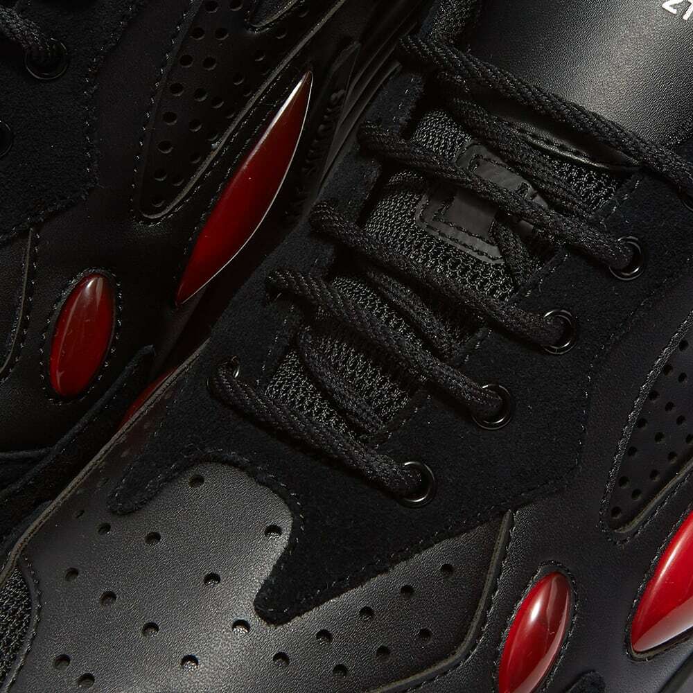 Raf Simons Men's Cylon 21 Sneakers in Black Red Raf Simons