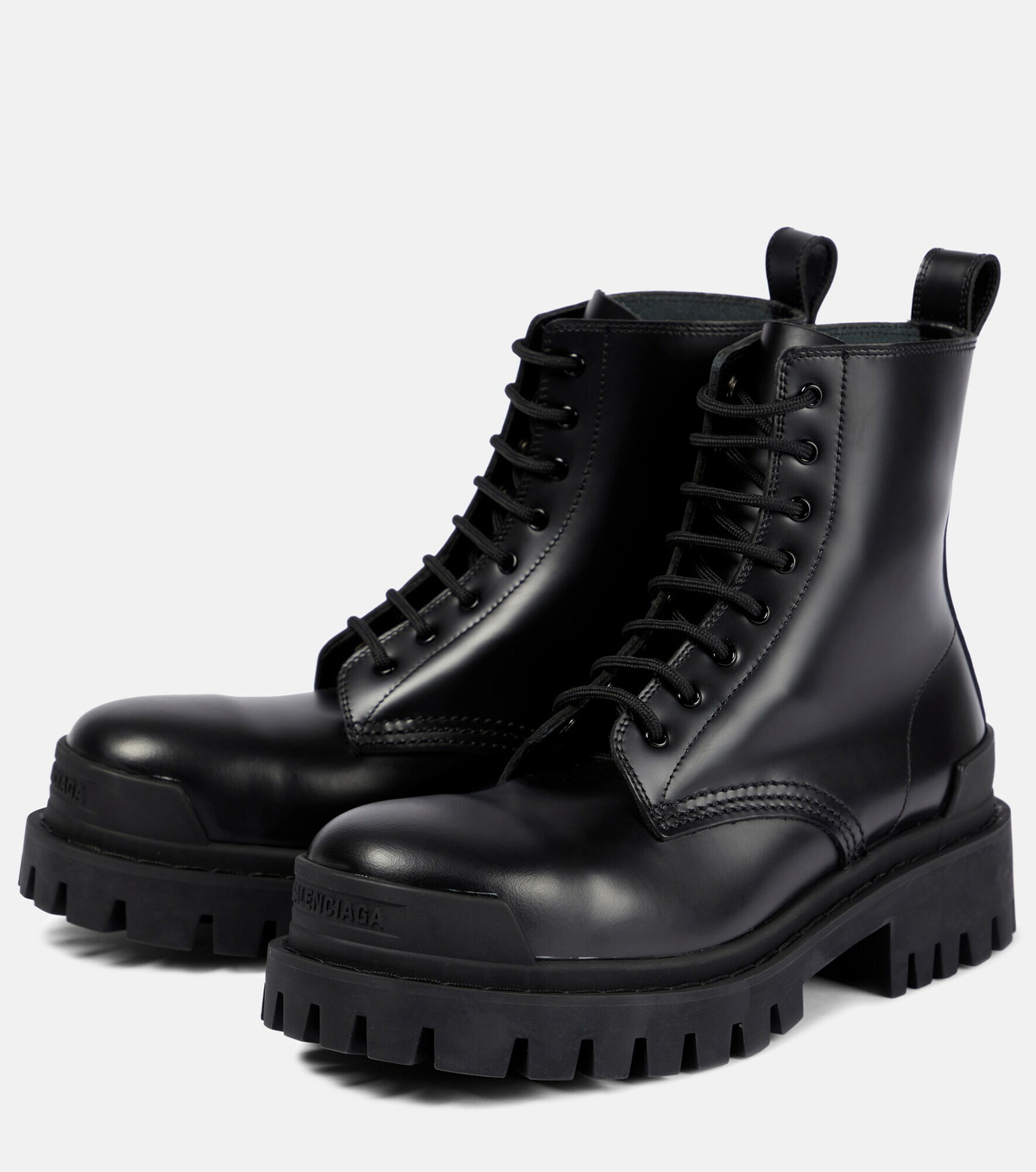Balenciaga - Strike leather ankle boots Balenciaga