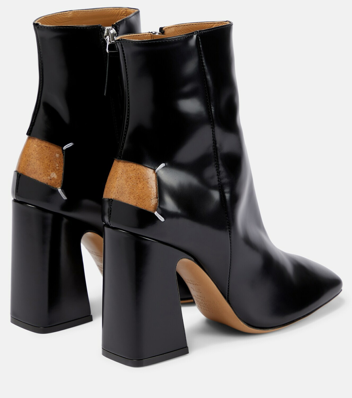Maison Margiela - Patent leather ankle boots Maison Margiela