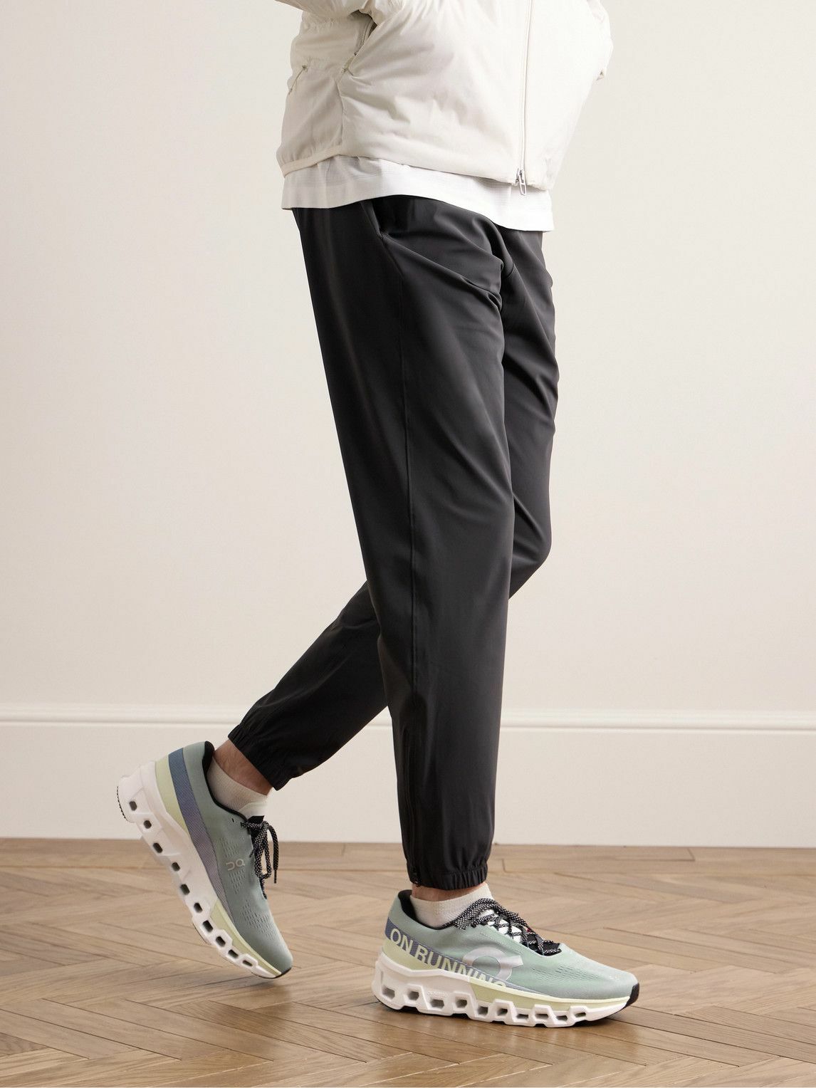 ON - Cloudmonster 2 Rubber-Trimmed Mesh Running Sneakers - Green On