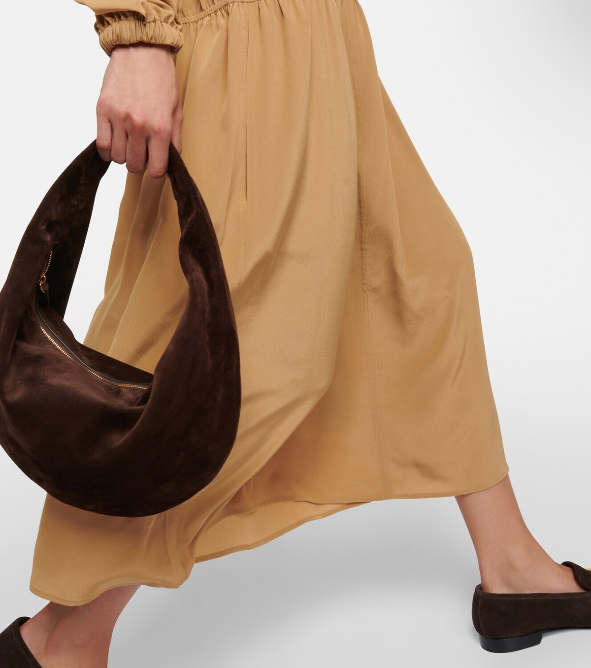 Joseph Dryden silk crêpe de soie midi dress Joseph