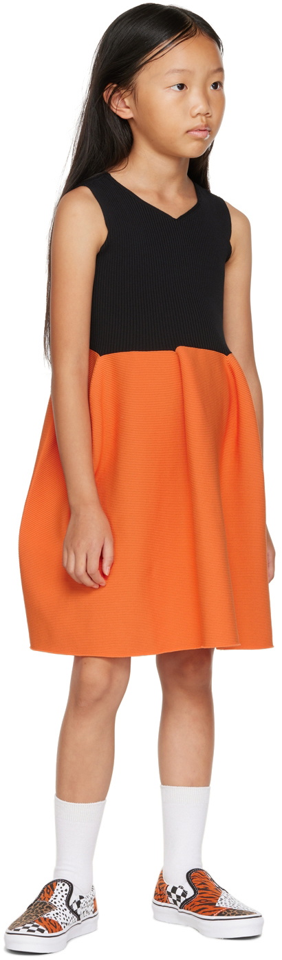 CFCL Kids Black & Orange Pottery Dress CFCL