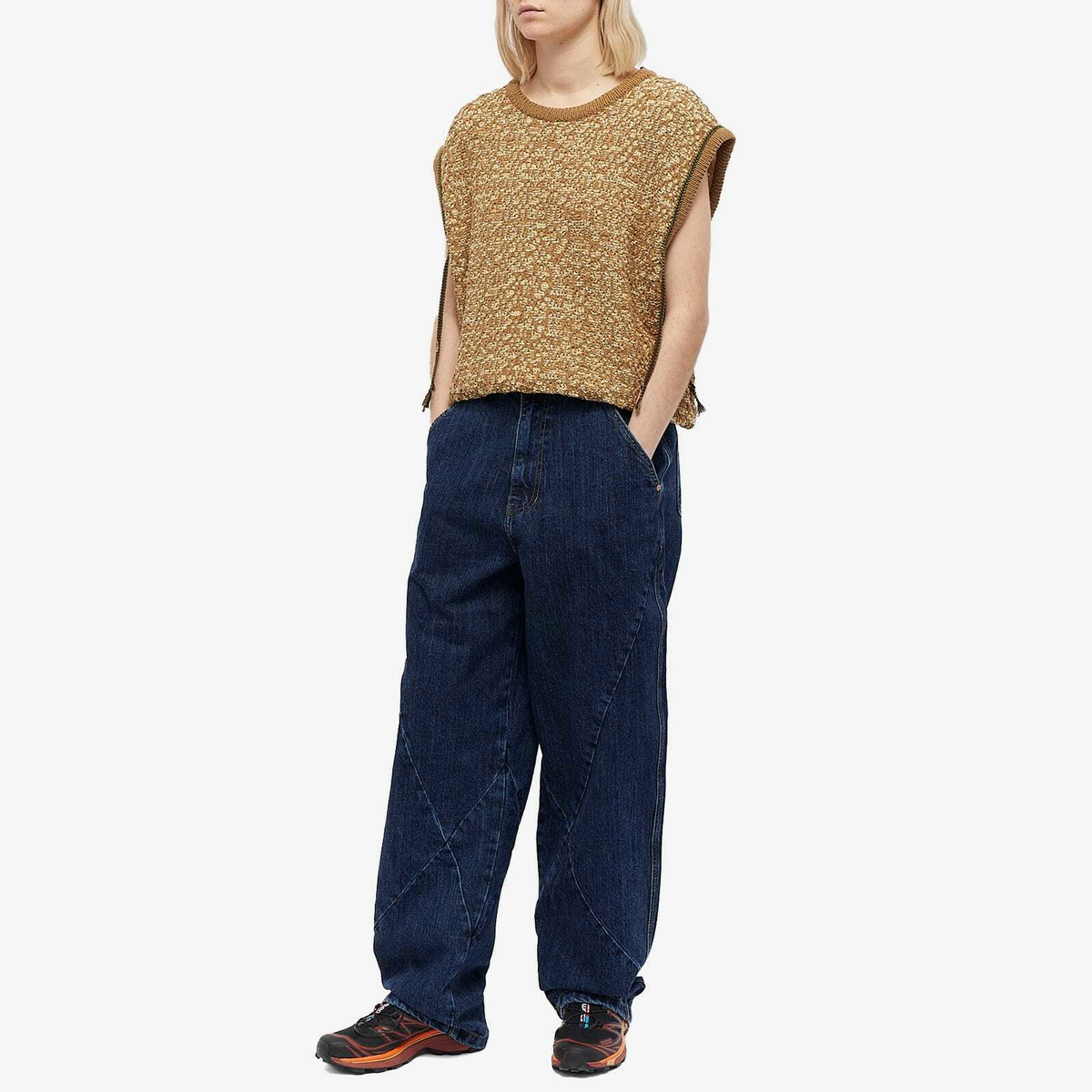 Andersson Bell Women's Elmers Wool Blend Vest in Brown Andersson Bell