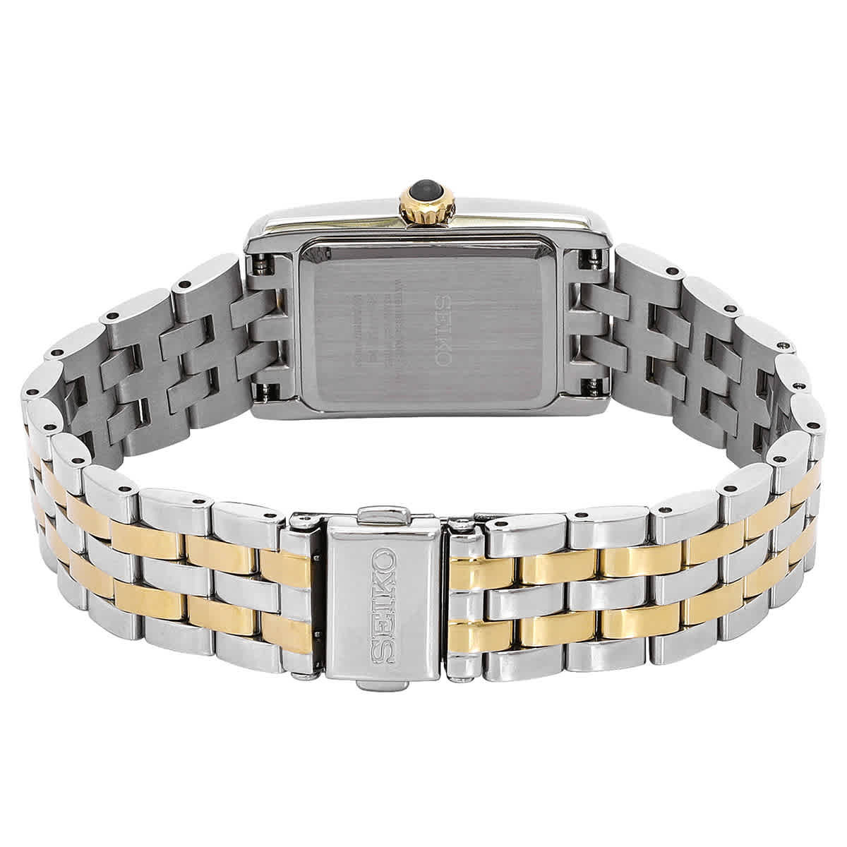 Seiko Quartz White Dial Two-Tone Ladies Watch SWR087P1 Seiko