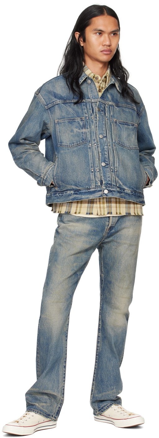 John Elliott Blue Thumper Denim Jacket John Elliott