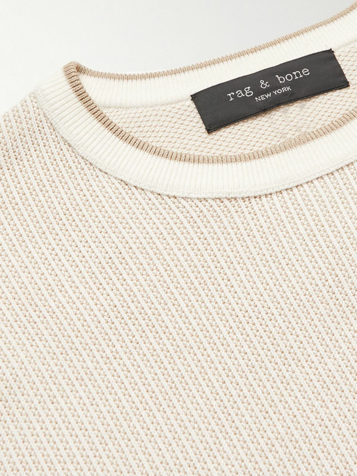 Rag & Bone - Cotton-Blend Sweater - Neutrals Rag and Bone