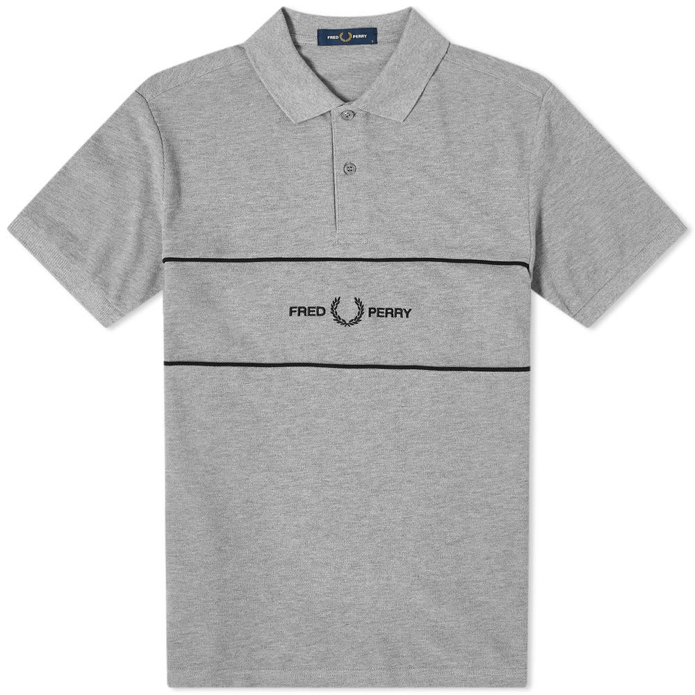 Fred Perry Embroidered Panel Logo Polo Fred Perry