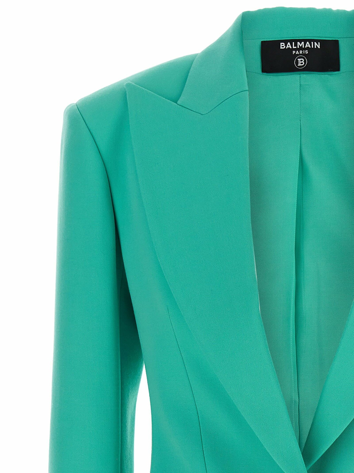 Balmain Logo Button Double-breasted Blazer Balmain