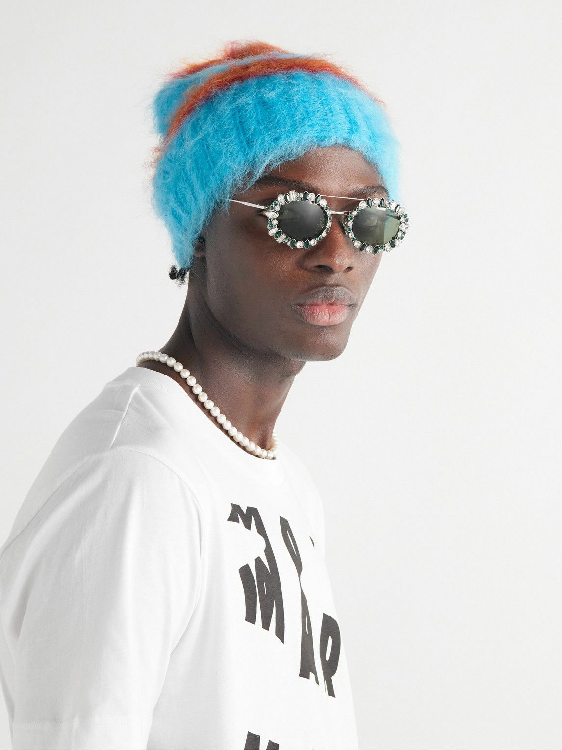 Retrosuperfuture - Marni Waitomo Caves Convertible Round-Frame Silver ...