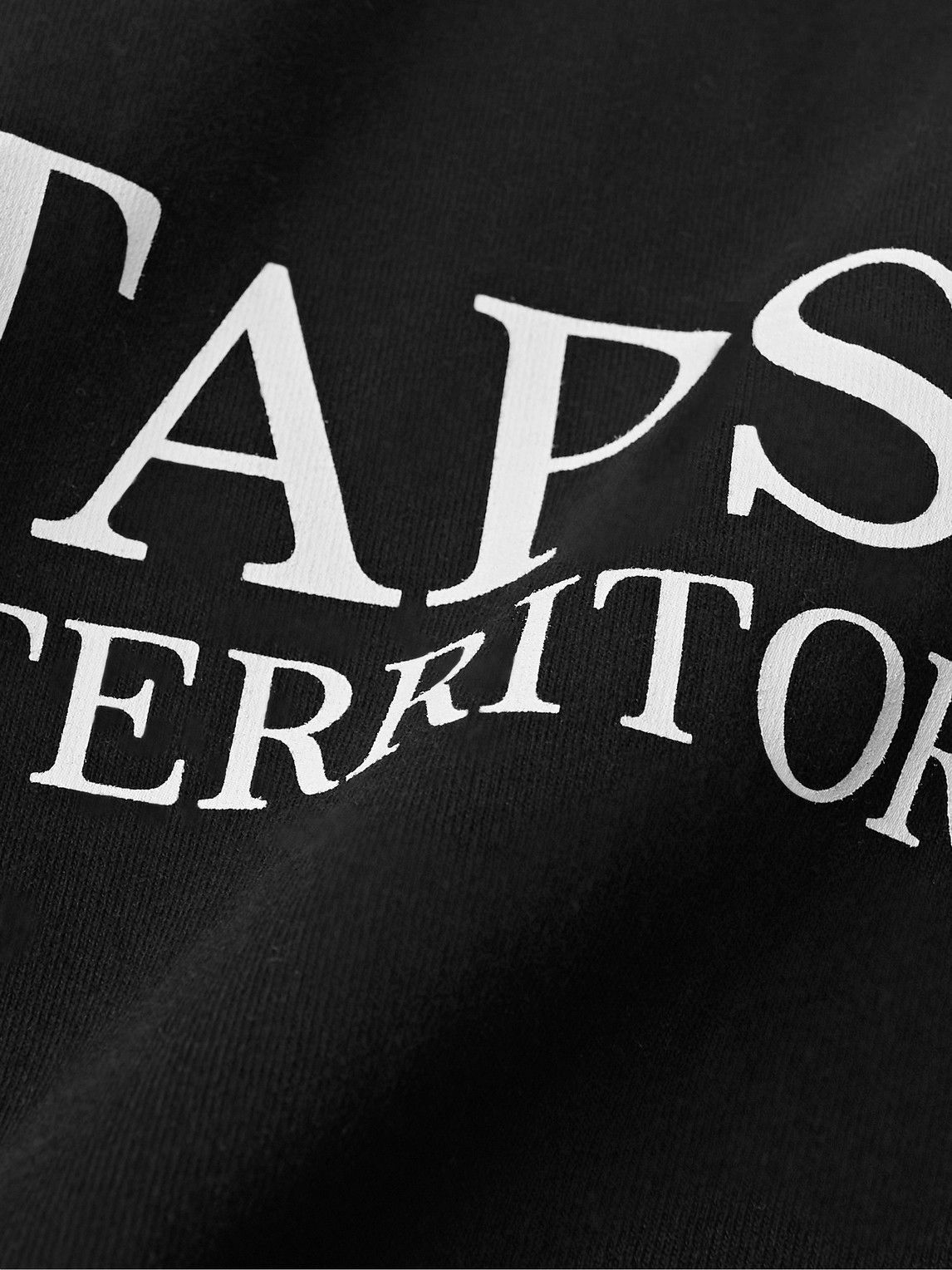 WTAPS - Logo-Print Cotton-Jersey T-Shirt - Black WTAPS