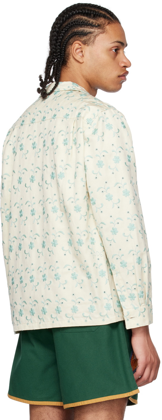 Bode Off-White Forget Me Not Shirt Bode