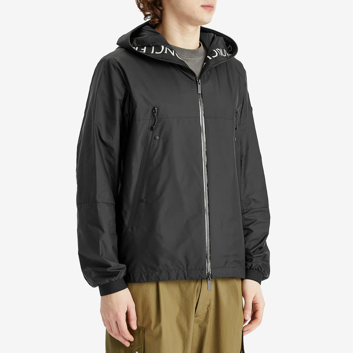 Moncler Men's Junichi Rain Jacket in Black Moncler
