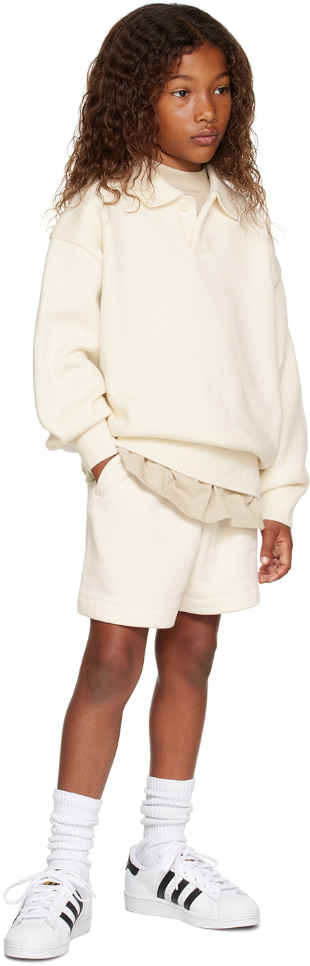 Fear of God ESSENTIALS Kids Off-White Drawstring Shorts Fear Of God Essentials