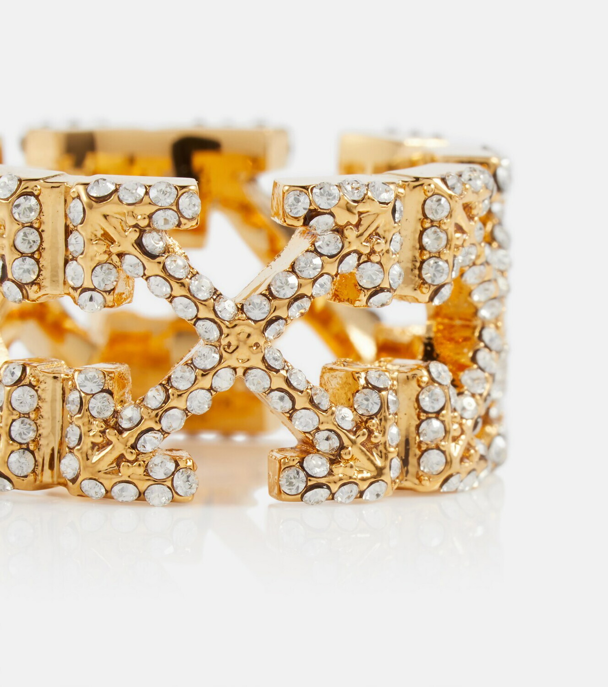 Off-White - Arrows embellished ring Off-White