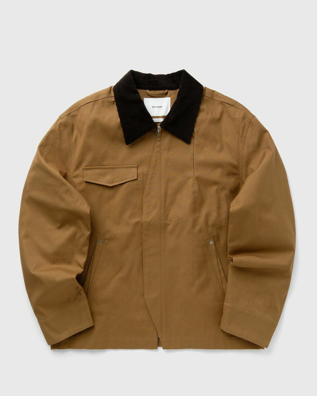 Axel Arigato Dallas Chore Jacket Brown Mens Denim Jacket Axel Arigato