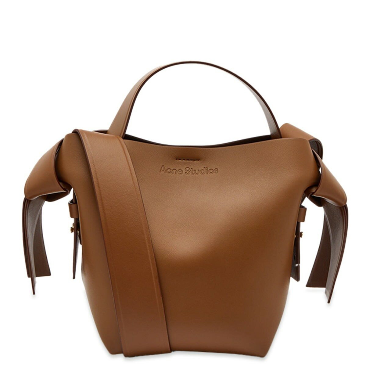 Acne Studios Women's Musubi Mini Bag in Camel Brown Acne Studios