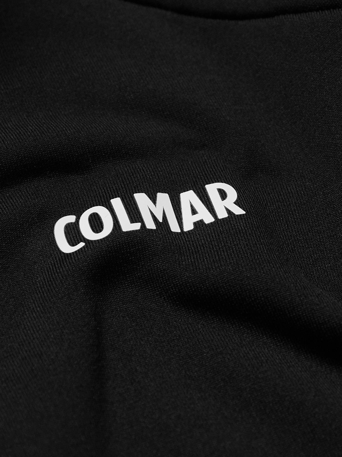 Colmar - Logo-Print Thermal Tech-Jersey Half-Zip Ski Mid-Layer - Black ...