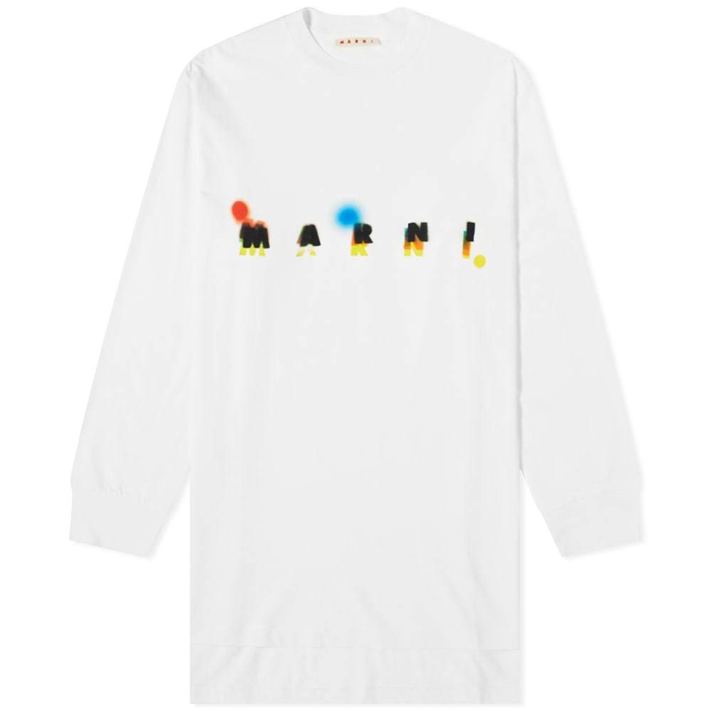 Marni Long Sleeve Logo Tee Marni