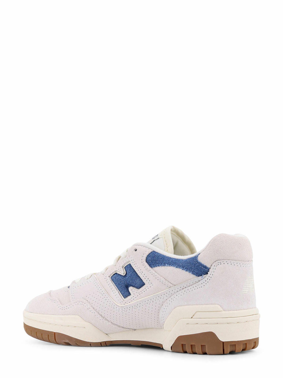 New Balance Suede Sneakers With Denim Details New Balance