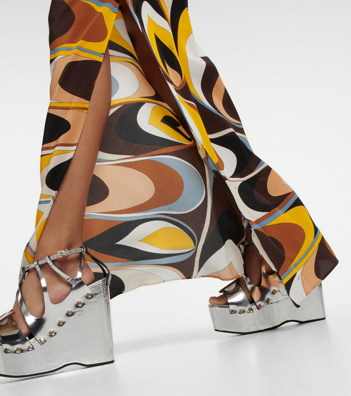 Pucci - Printed silk maxi dress Emilio Pucci