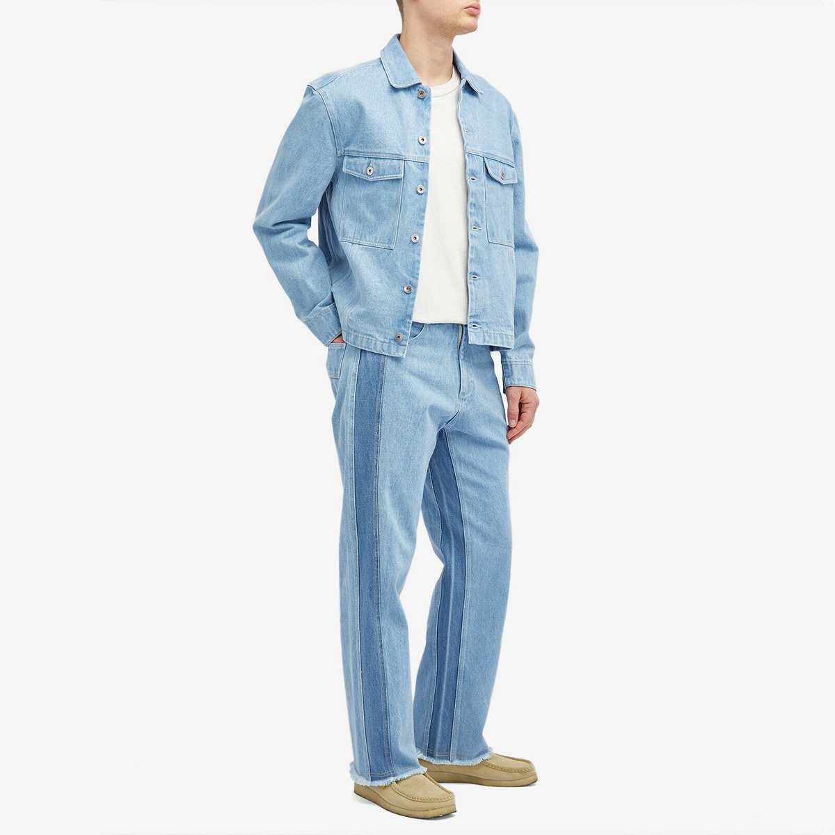 Magic Castles Men's Trip Jean in Indigo Denim Mix Magic Castles