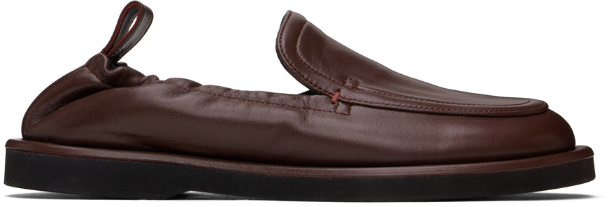 Studio Nicholson Burgundy Donovan Loafers Studio Nicholson