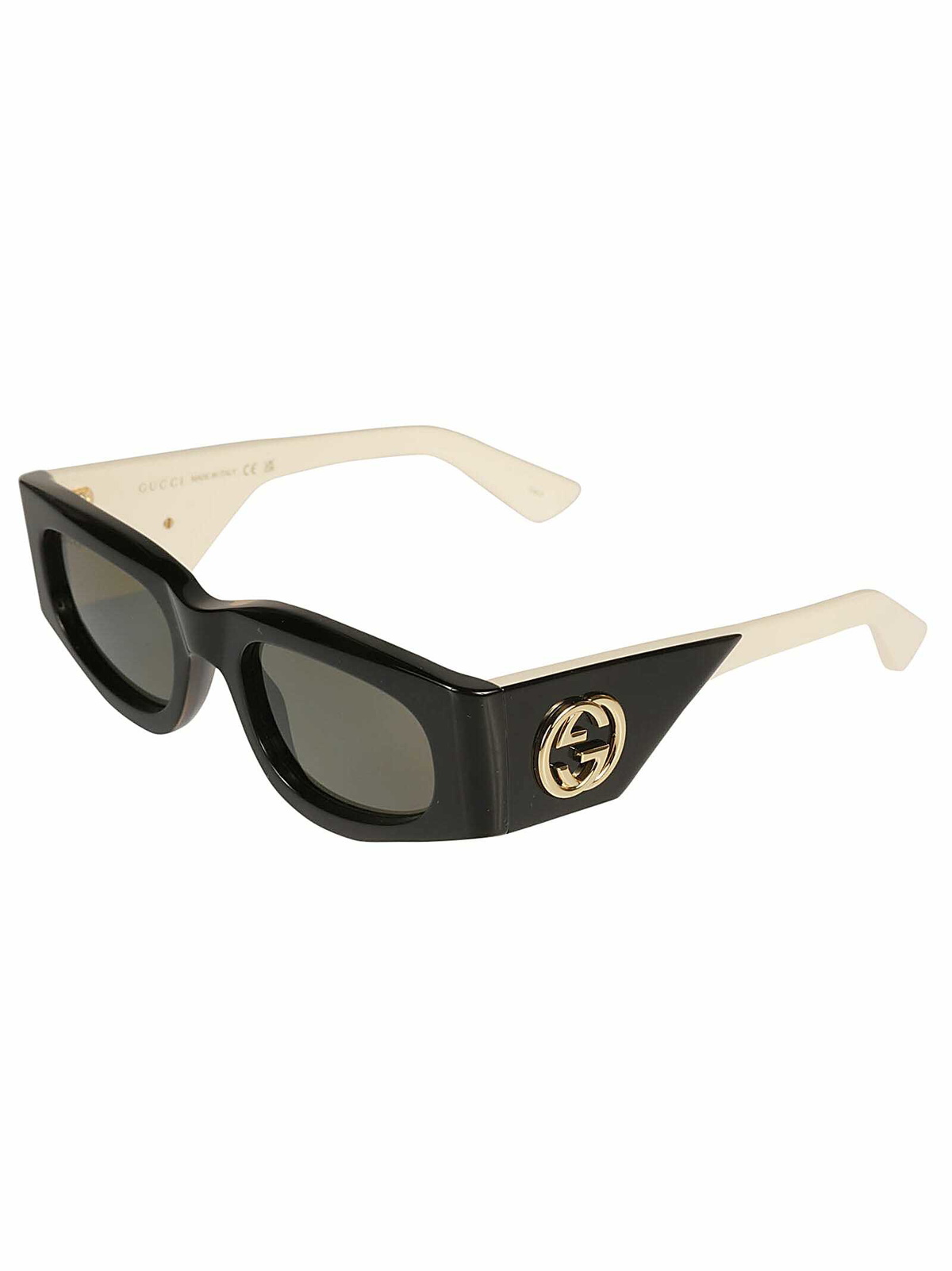 Gucci Eyewear Curved Rectangle Sunglasses Gucci