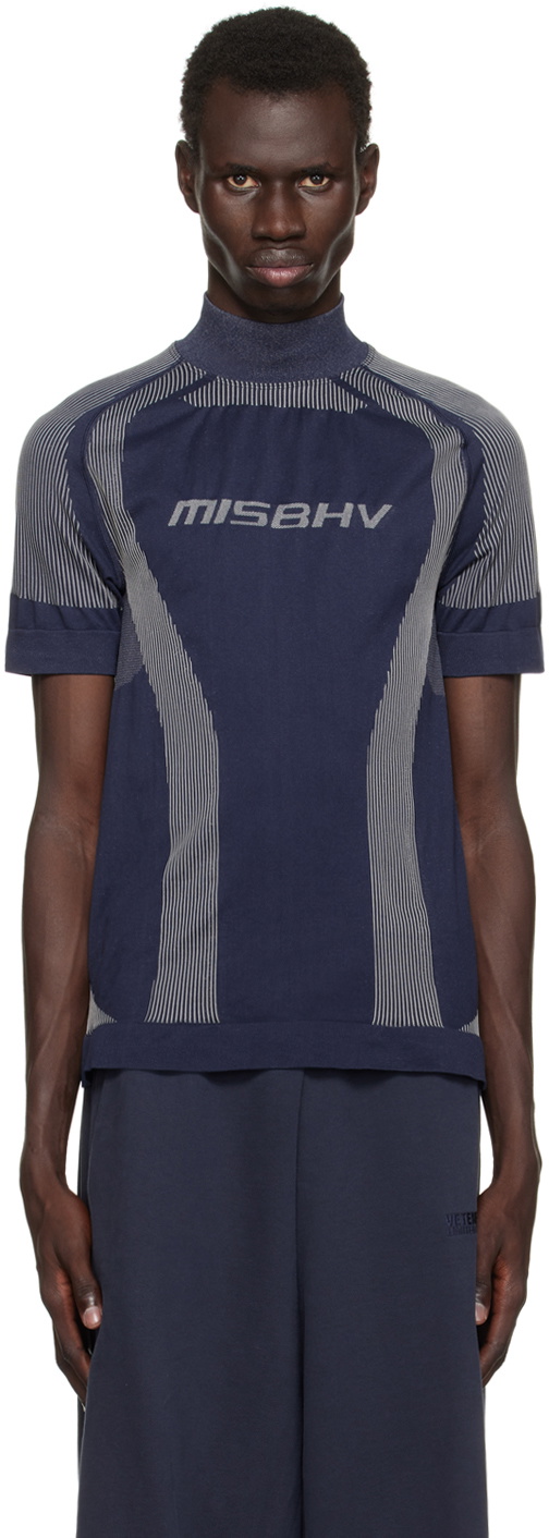 MISBHV Navy & Gray Sport Top MISBHV