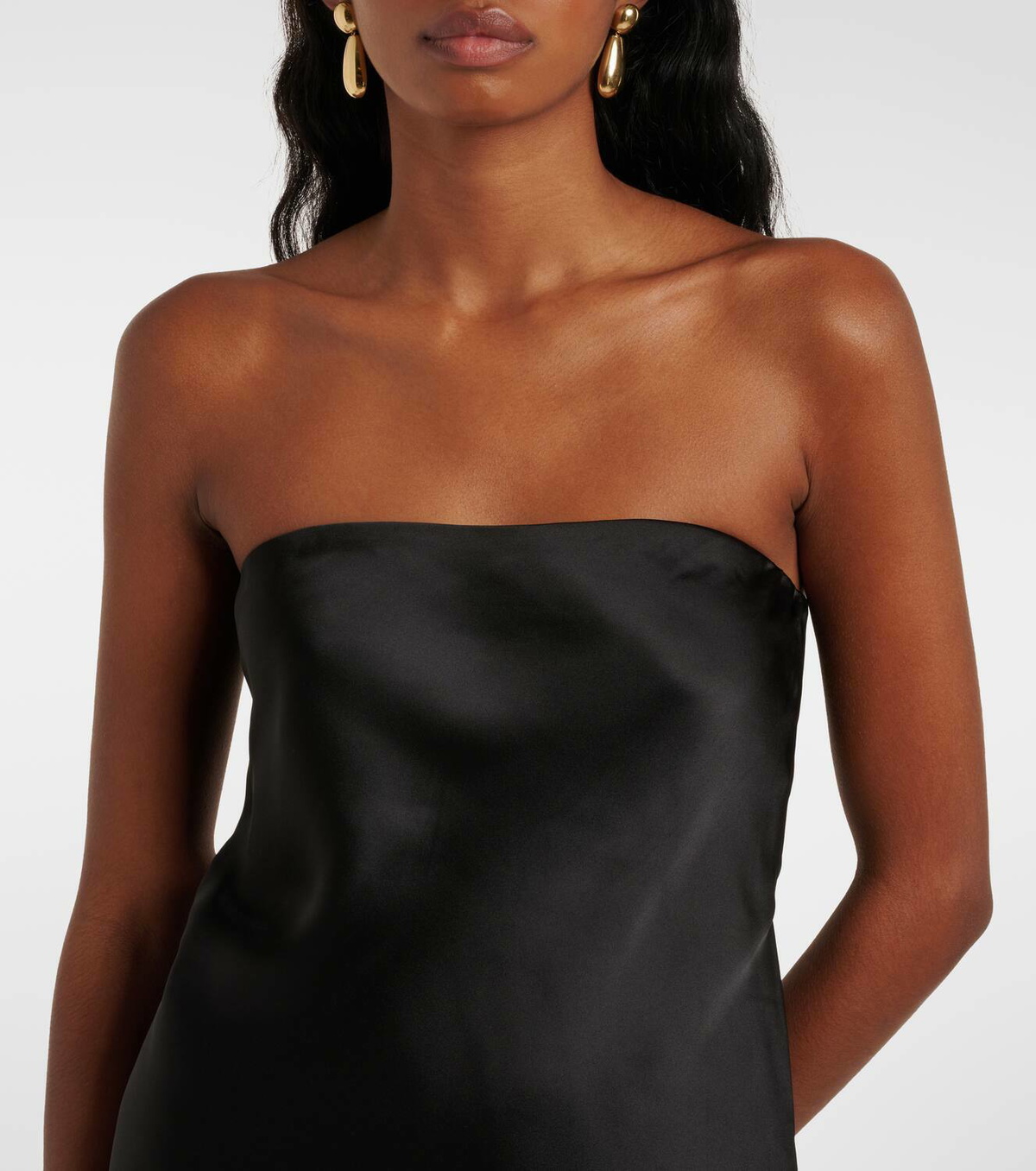 Norma Kamali Crêpe satin minidress Norma Kamali