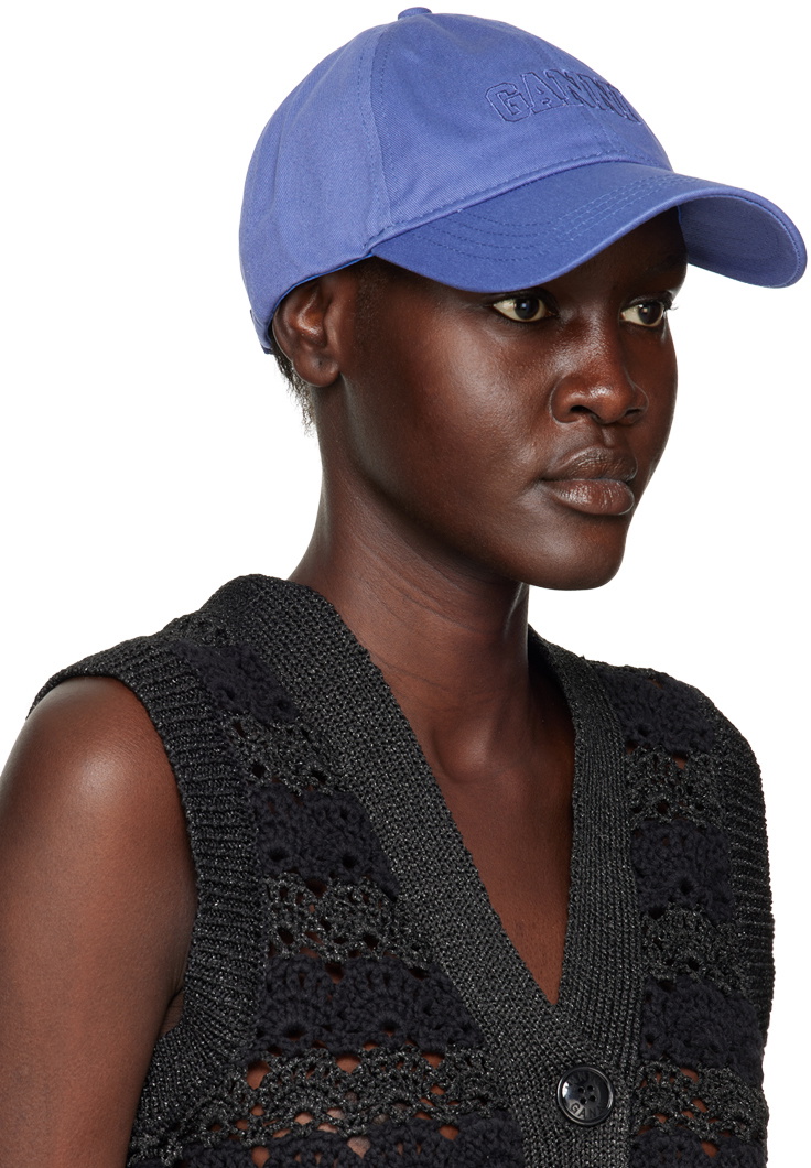 GANNI Blue Software Cap GANNI