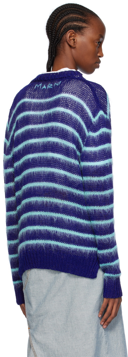 Marni Blue Striped Sweater Marni