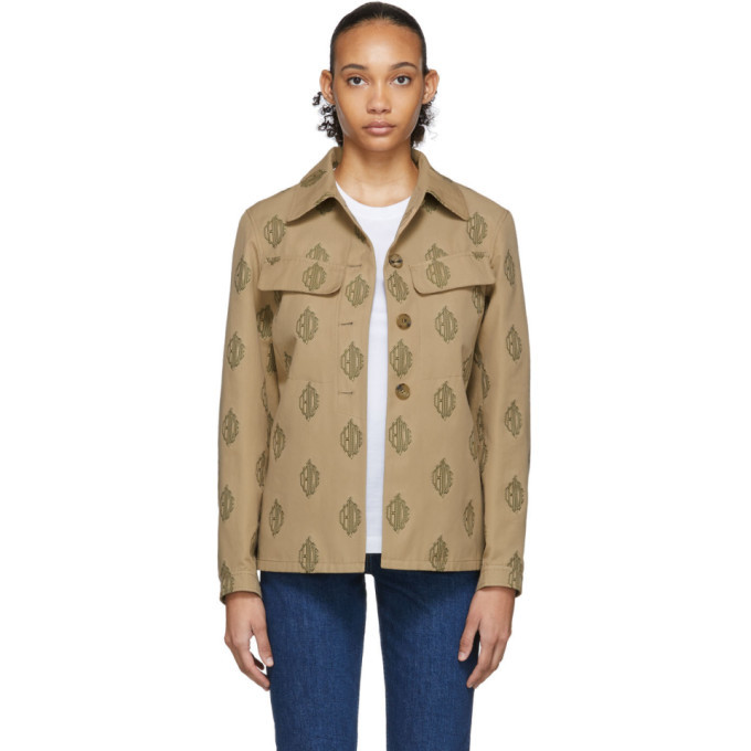 Chloe Tan Monogram Jacket Chloe