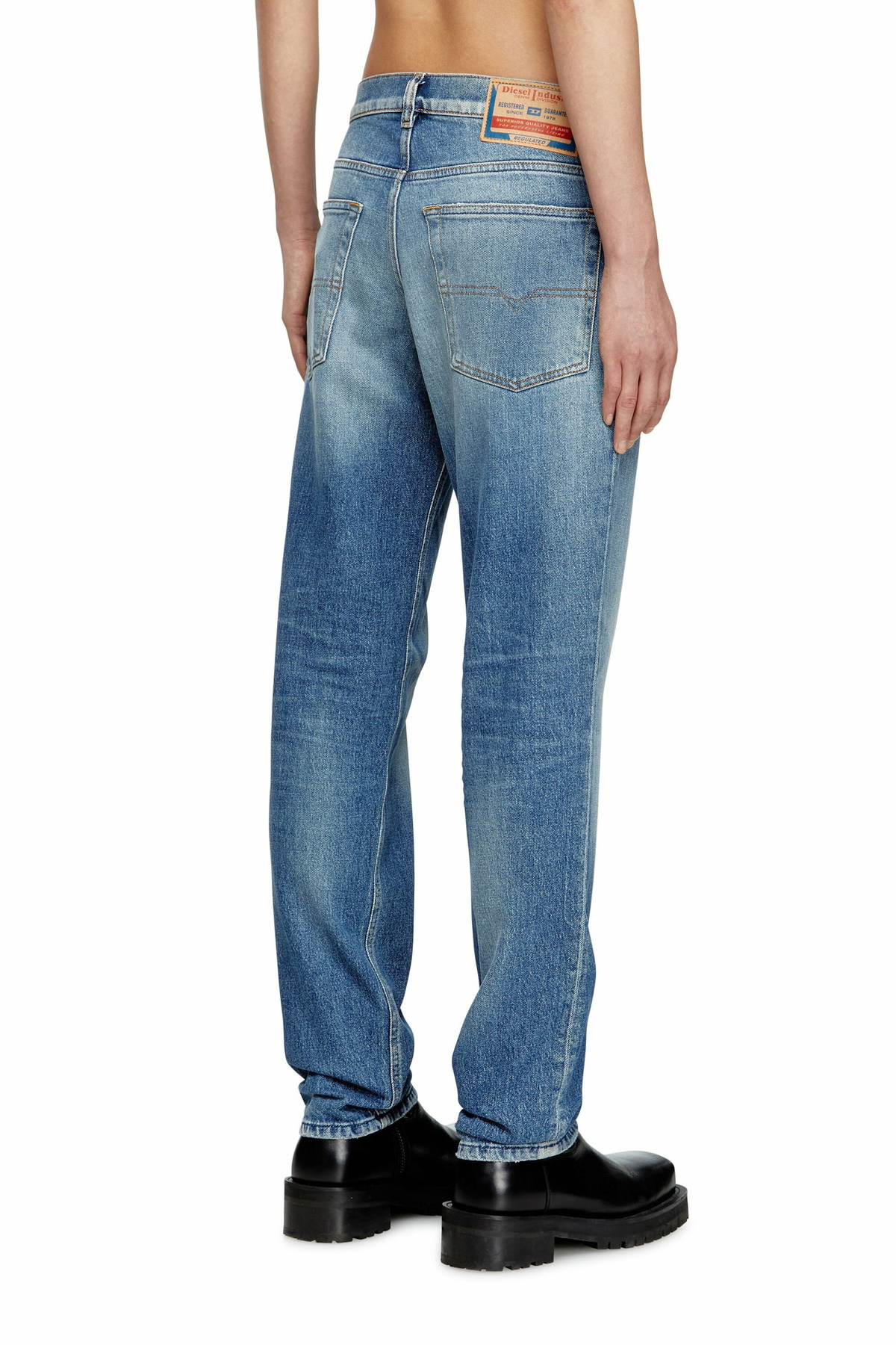 Diesel Regular Jeans - 2023 D-Finitive - Jeans Mens in Blue Diesel