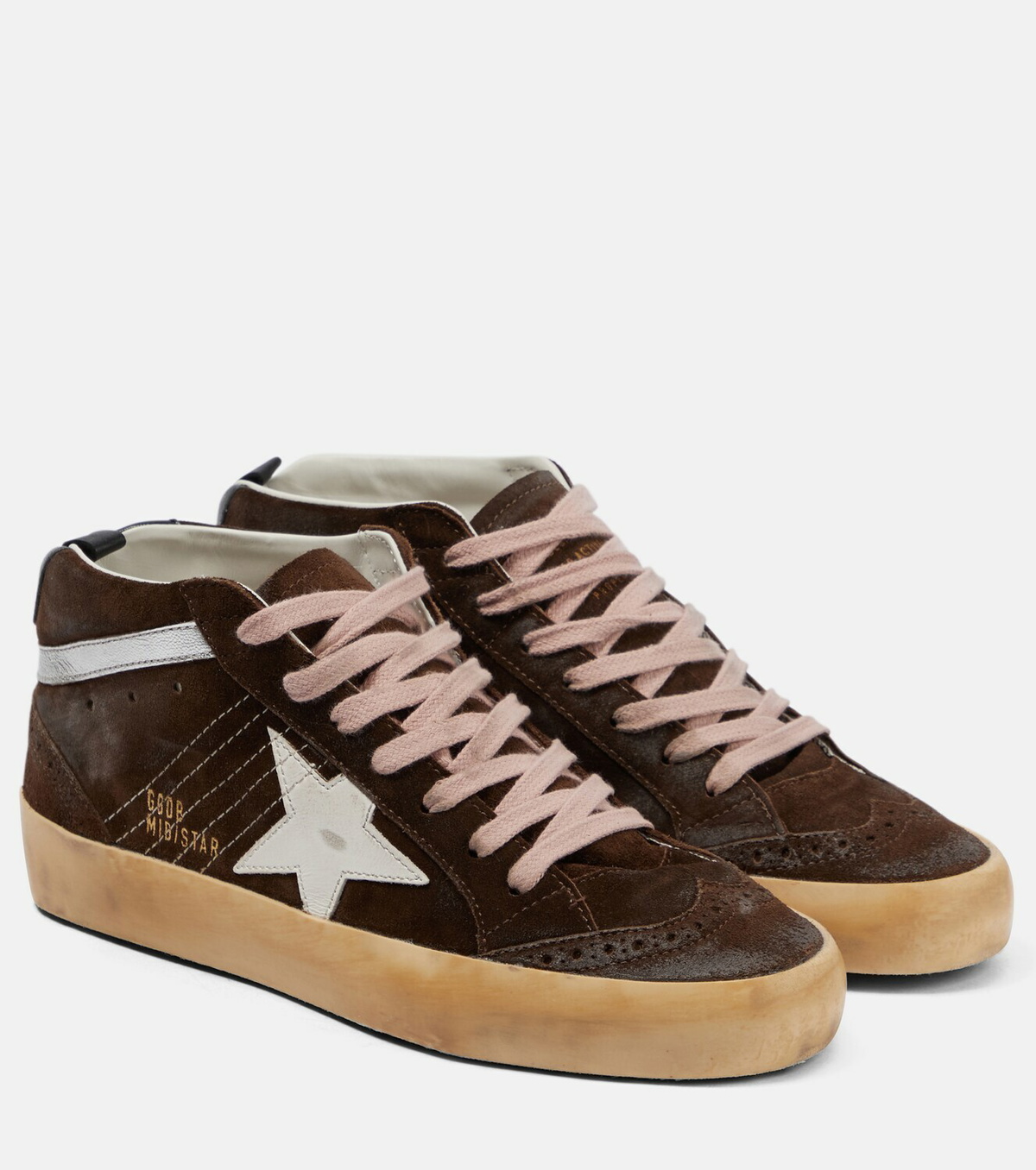 Golden Goose - Mid Star suede sneakers Golden Goose Deluxe Brand