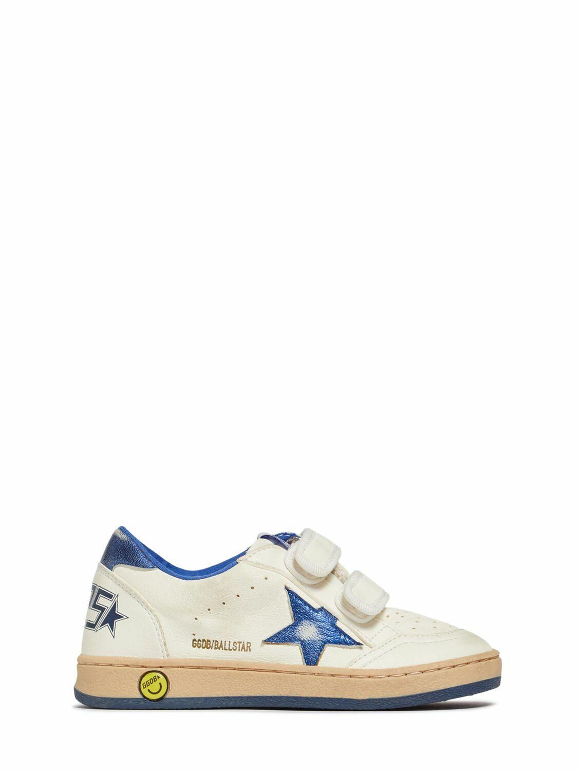 GOLDEN GOOSE Ballstar Leather Strap Sneakers Golden Goose Deluxe Brand