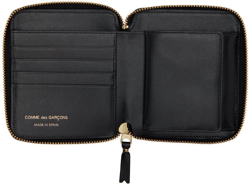 COMME des GARÇONS WALLETS Black Dots Zip Wallet Comme des Garcons Wallets