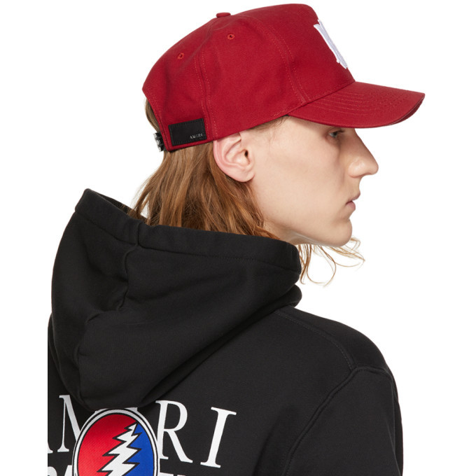 AMIRI Red Canvas MA Hat Amiri