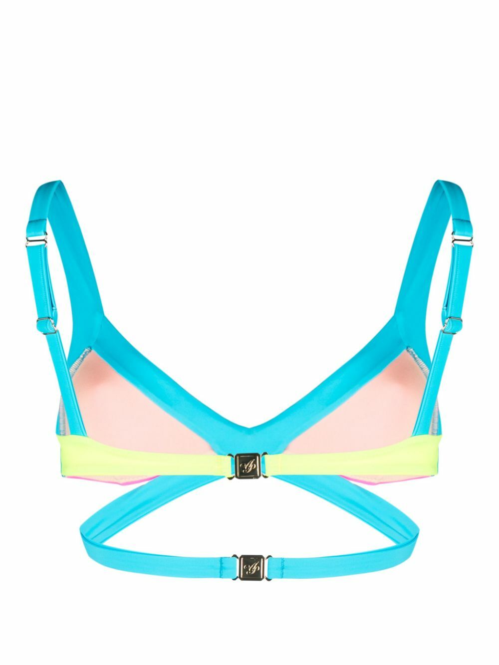 Agent Provocateur Multicoloured Mazzy Wrap Bikini Top Agent Provocateur