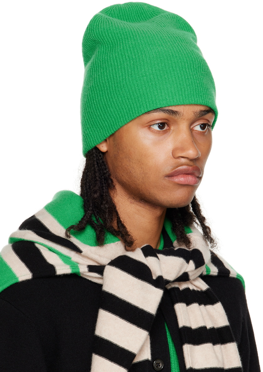 Guest In Residence Reversible Green & Yellow 'The Inside-Out!' Beanie ...