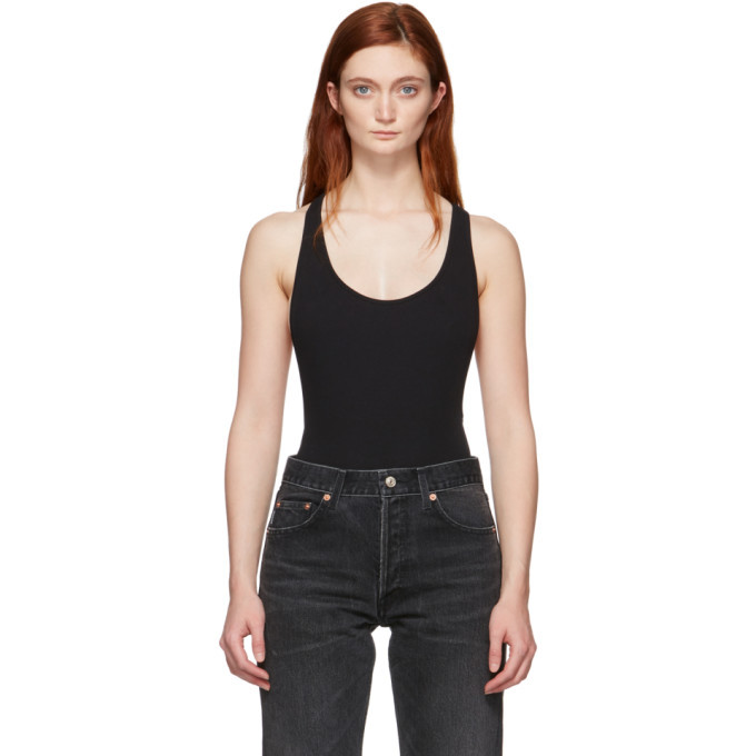 Off-White Black Cross Bodysuit Off-White