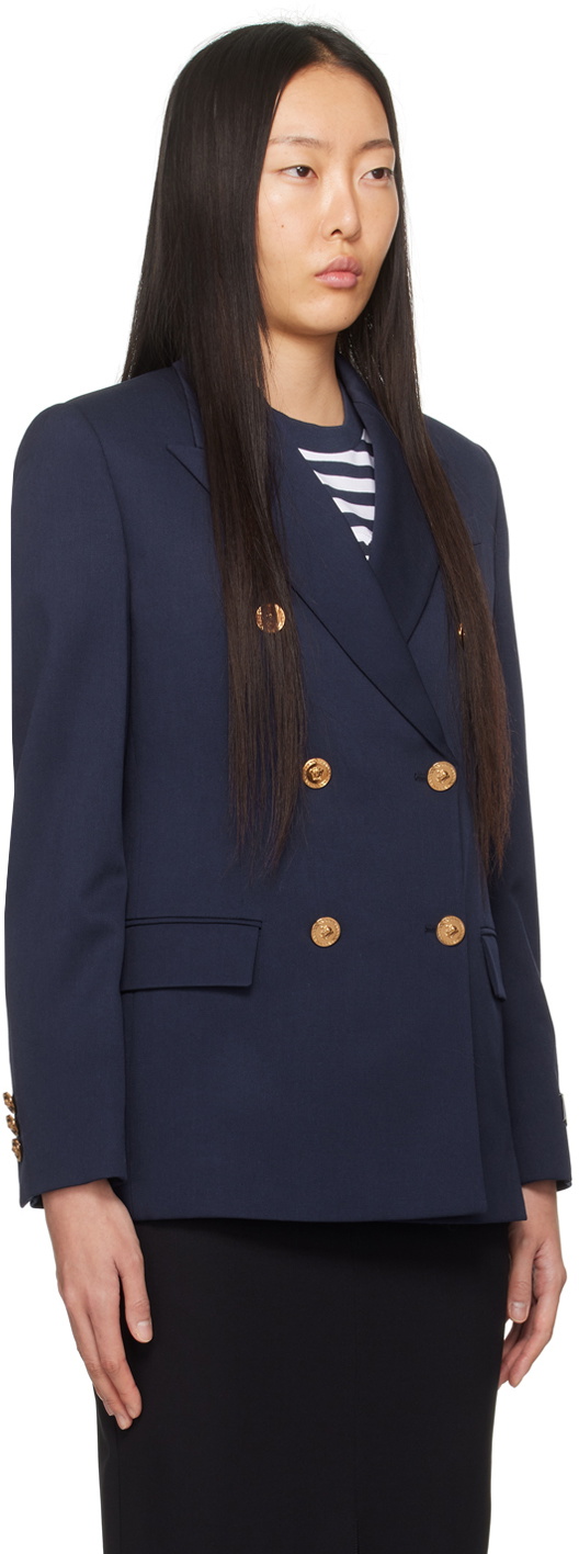 Versace Navy Informal Blazer Versace