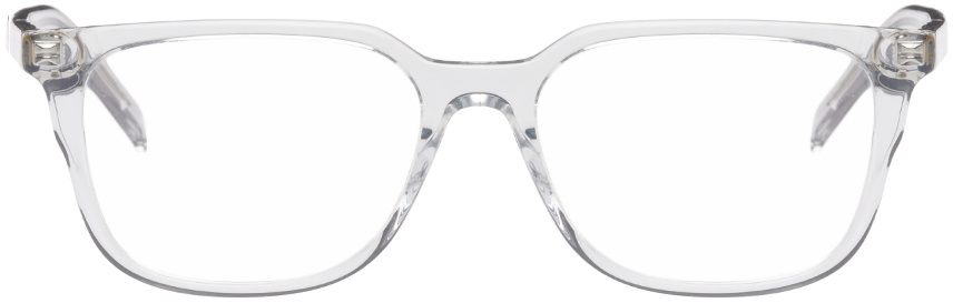Givenchy Transparent Rectangular Glasses Givenchy