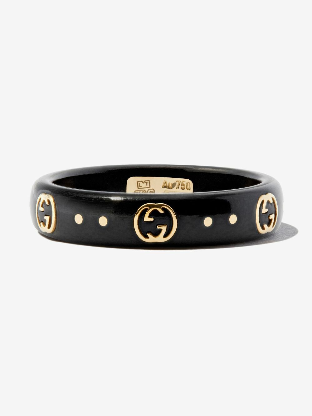 Gucci 18K Yellow Gold Icon Logo Ring Gucci