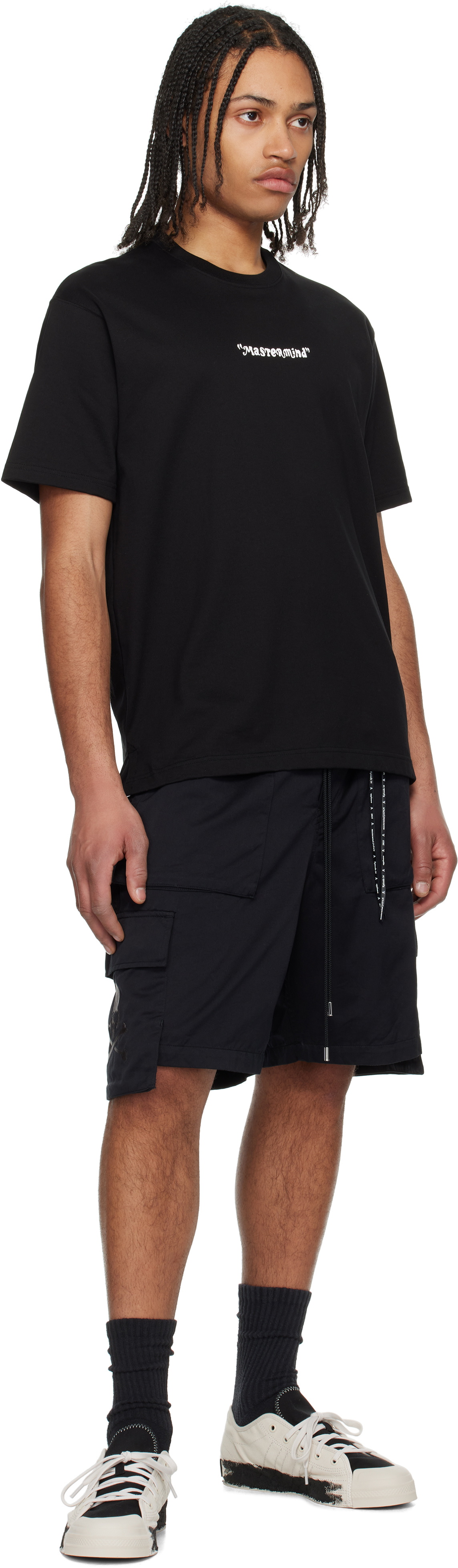 mastermind JAPAN Black Skull Cargo Shorts mastermind JAPAN