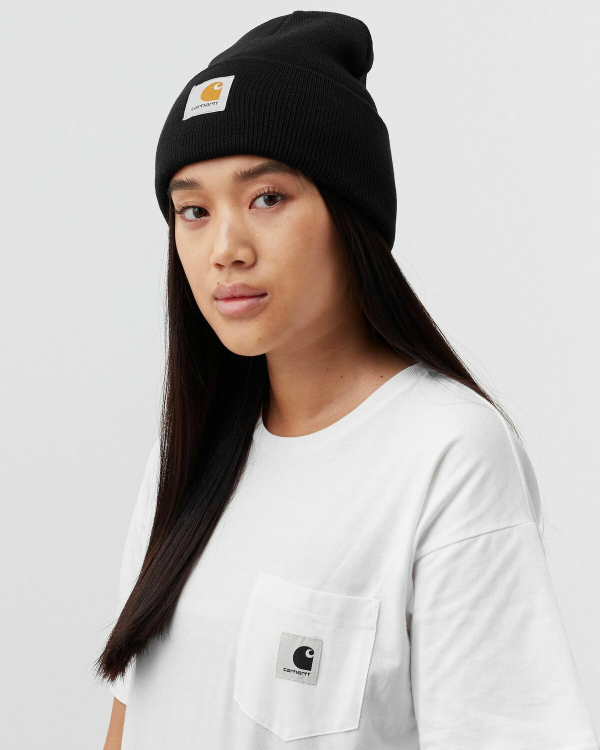 Carhartt Wip Acrylic Watch Beanie Black Beanies Carhartt WIP