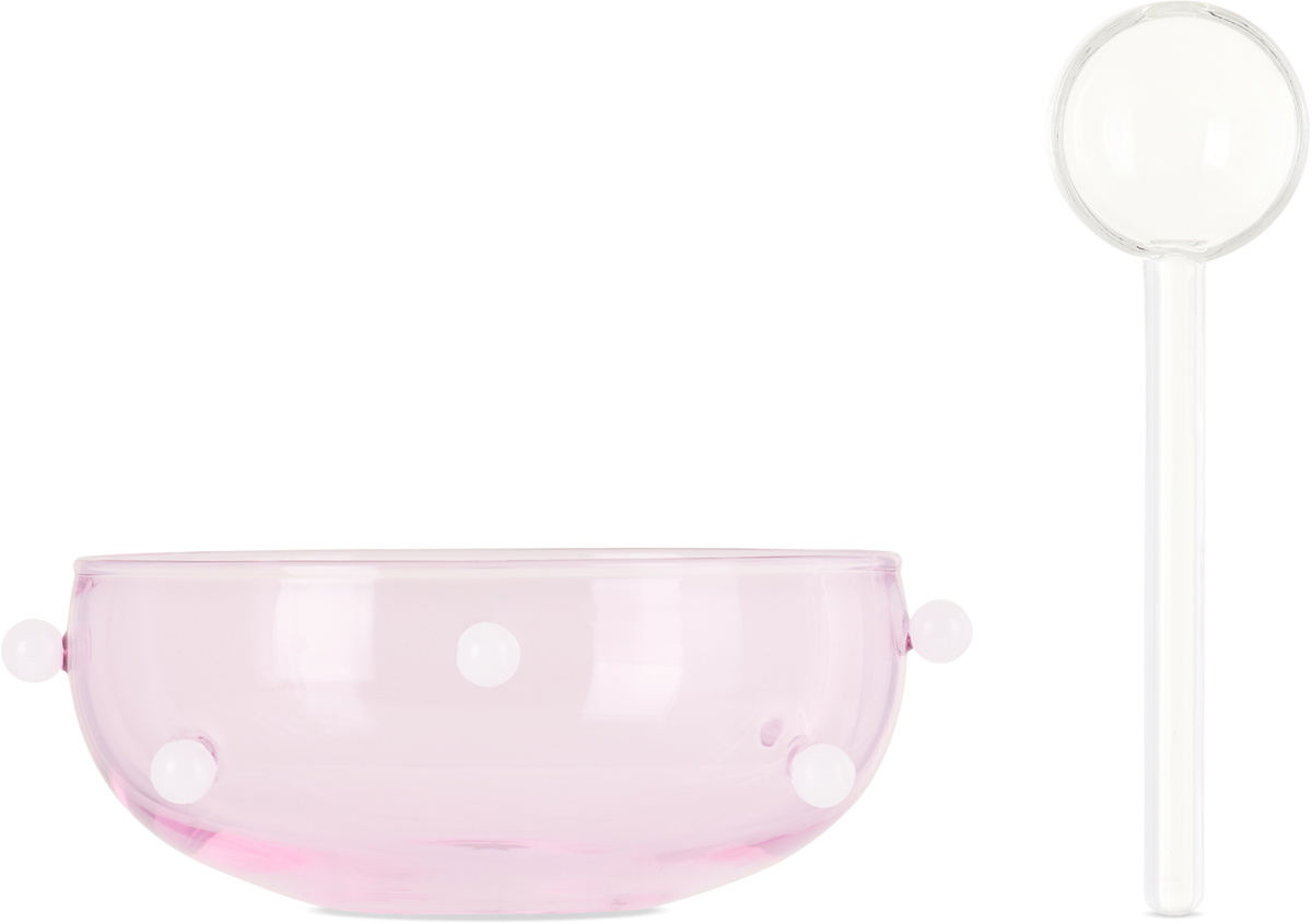 Maison Balzac Pink & White Mignonette Sauce Bowl Set Maison Balzac