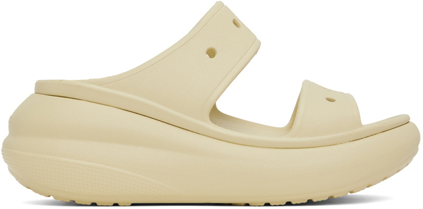 Crocs Beige Crush Sandals Crocs